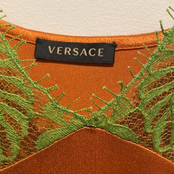 Versace | Tops | New Versace Lace Top From Runway | Poshmark
